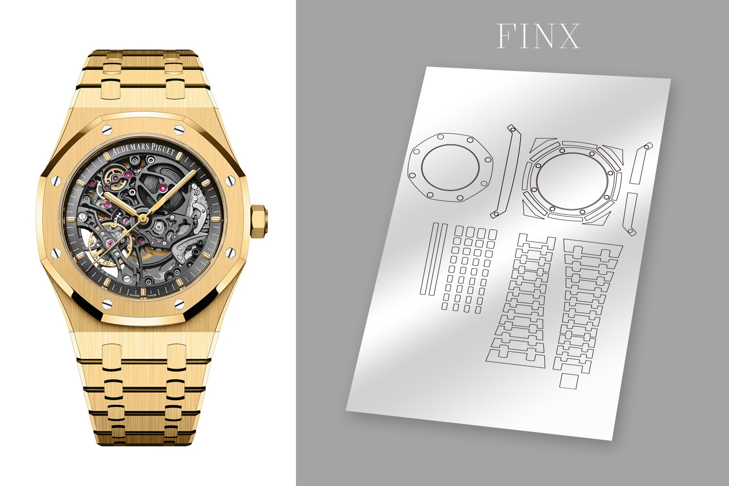 ชุดป้องกัน Audemars Piguet Royal Oak 15407BA.OO.1220BA.01 – FINX Watch ...