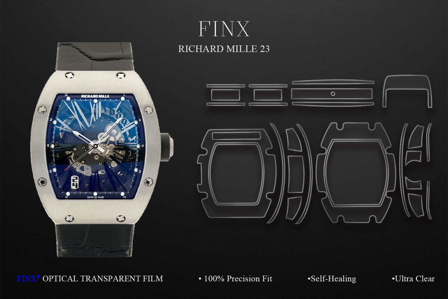 Richard Mille RM23 Protection Kit | Invisible Watch Protection Film ...