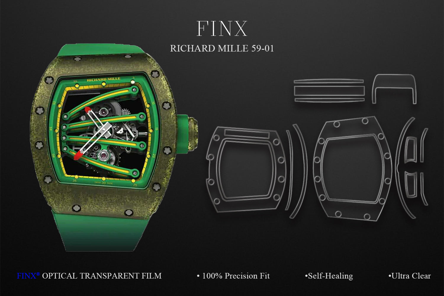 Richard Mille RM 59-01 Protection Kit – FINX Watch Protection Film